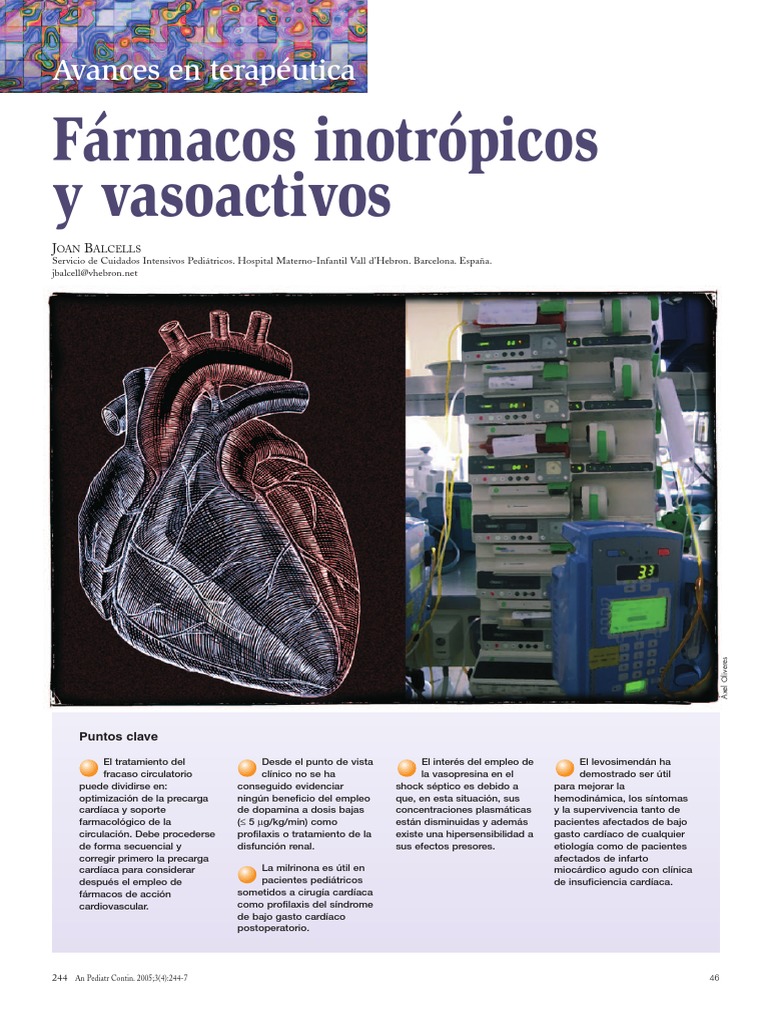 Inotropicos | PDF | Especialidades Medicas | Fisiología