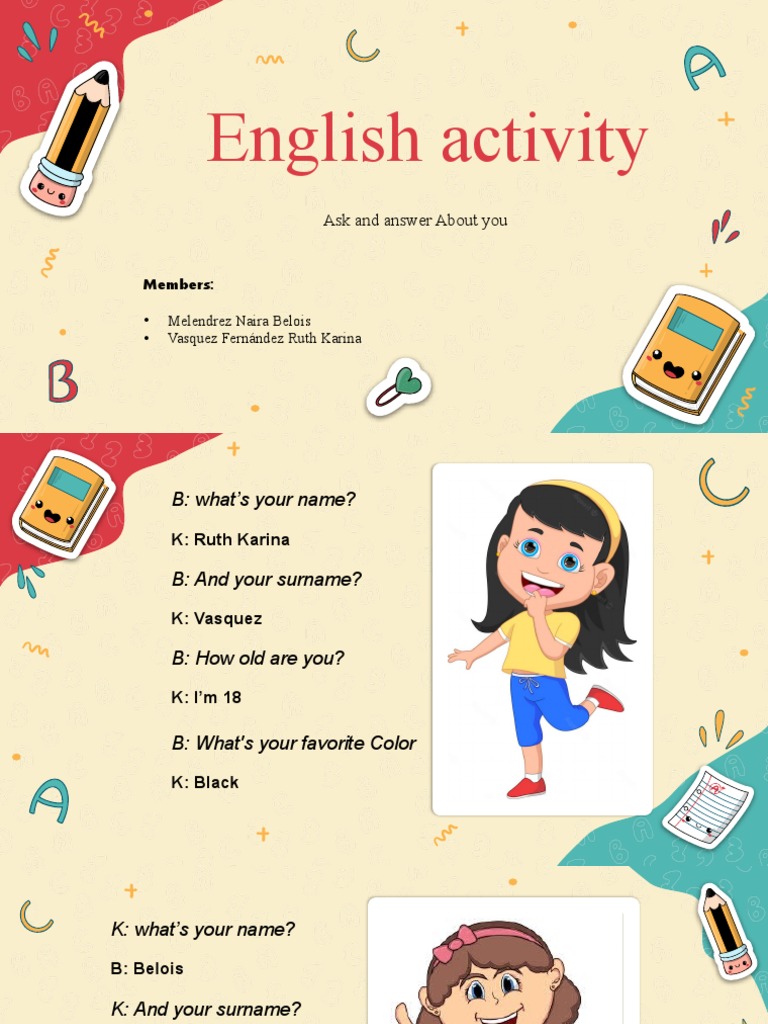 English Activity | PDF | Sports & Recreation
