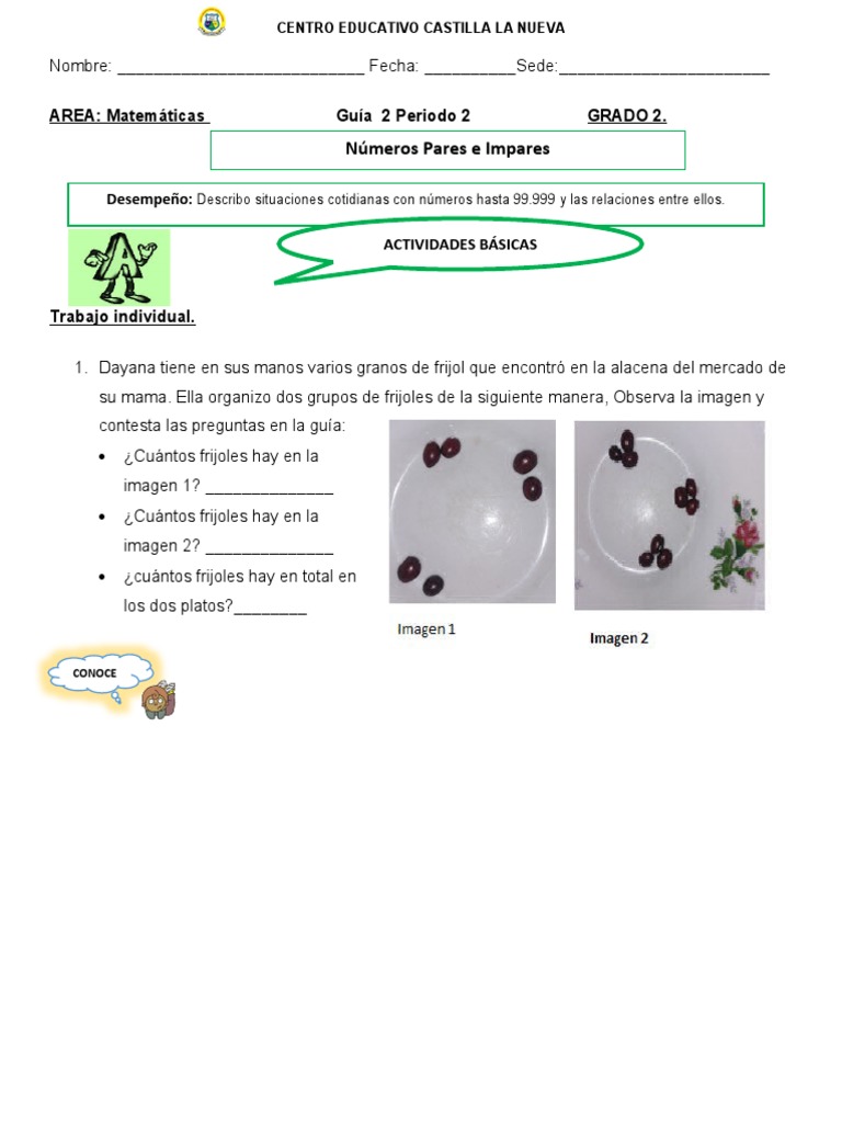 Tema 2 Matematicas Grado Segundo - 2 Periodo | PDF