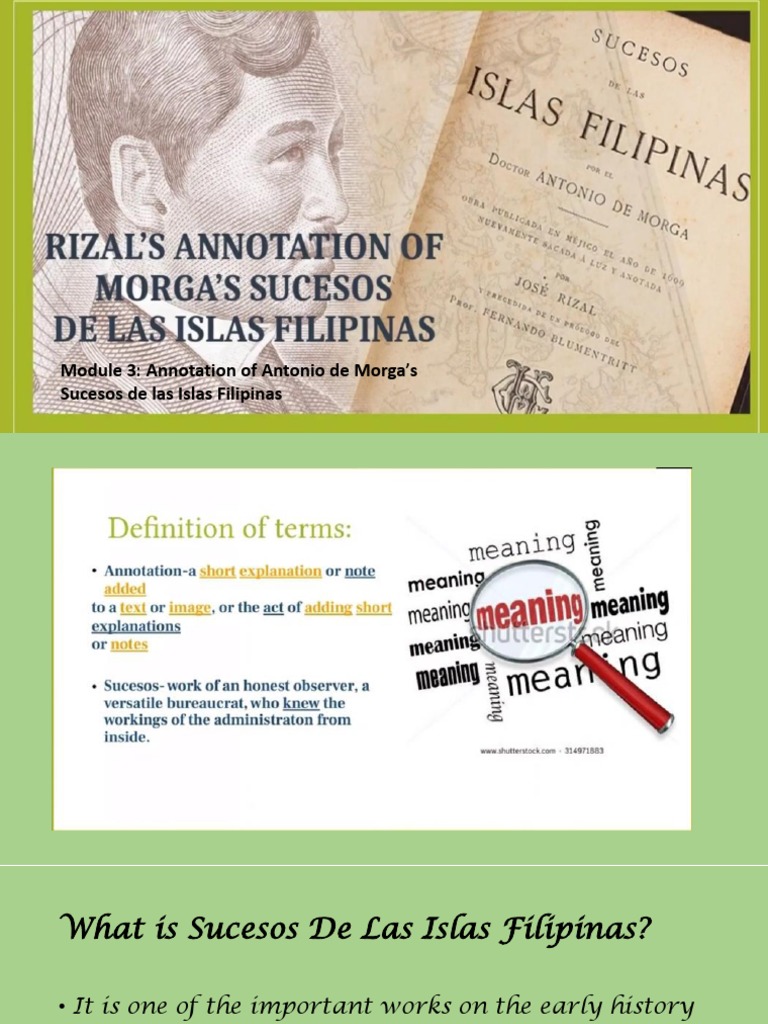 GECLIF-Module 3 - Annotation of Morga S Sucesos de Las Islas Filipinas ...