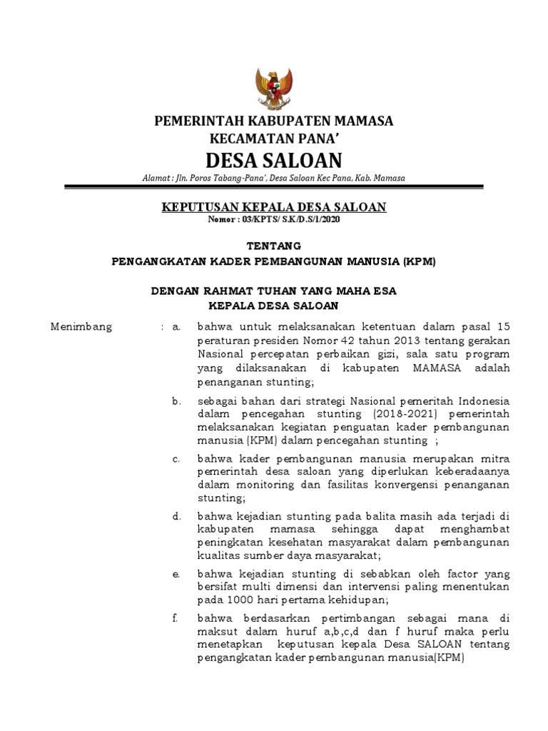 SK KPM | PDF