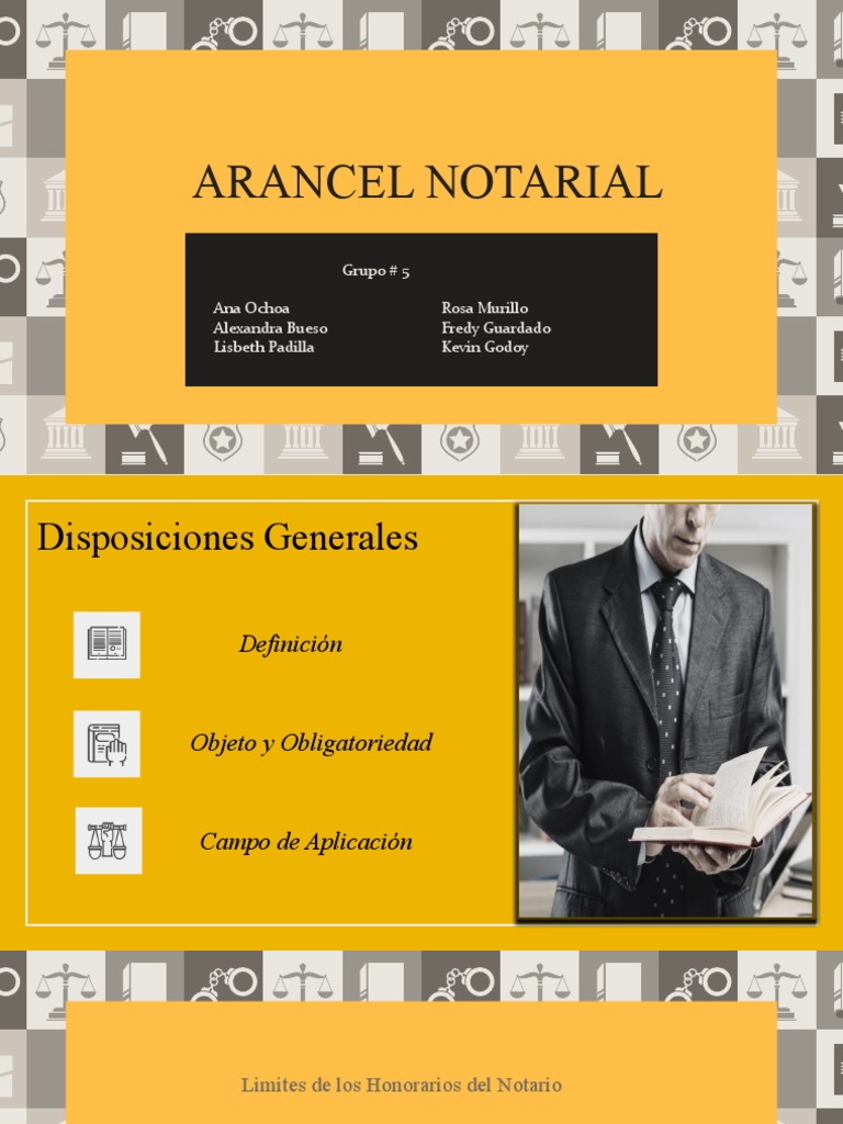 Arancel Notarial | PDF | Condominio | Derecho Civil (Common Law)