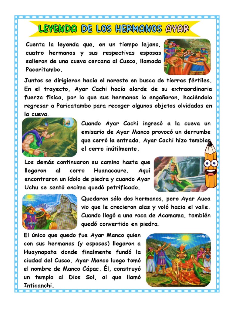 ADICIONAL - Leyenda de Los Hermanos Ayar | PDF