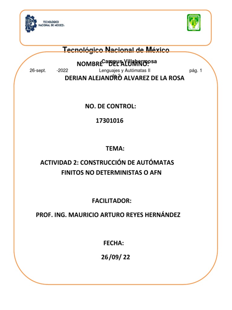 Act2 - DEFINICION DE UN LENGUAJE DE PROGRAMACION | PDF