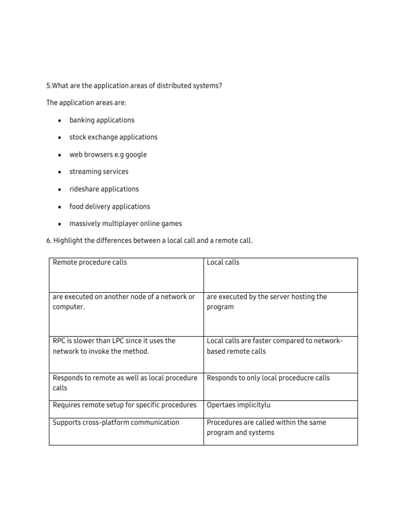 Application Areas of Distributed Systems | PDF | Distributed Computing ...