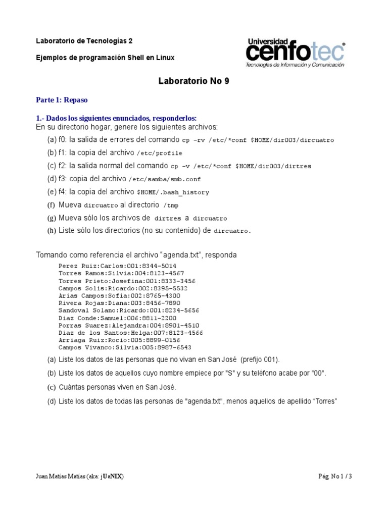Lab 09 | PDF | Programación de computadoras | Software del sistema