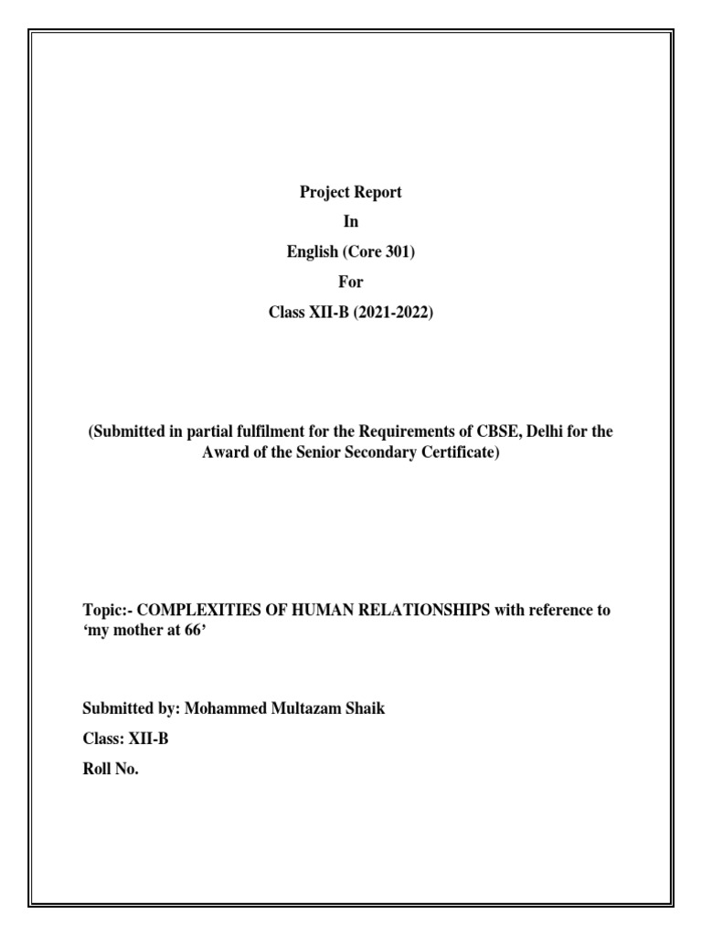 English Project Final | PDF | Interpersonal Relationships | Love