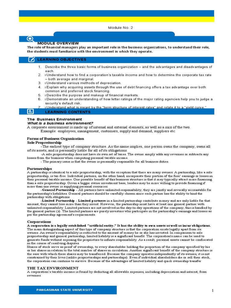 FM 101 SG 2 | PDF | Financial Markets | Securities (Finance)