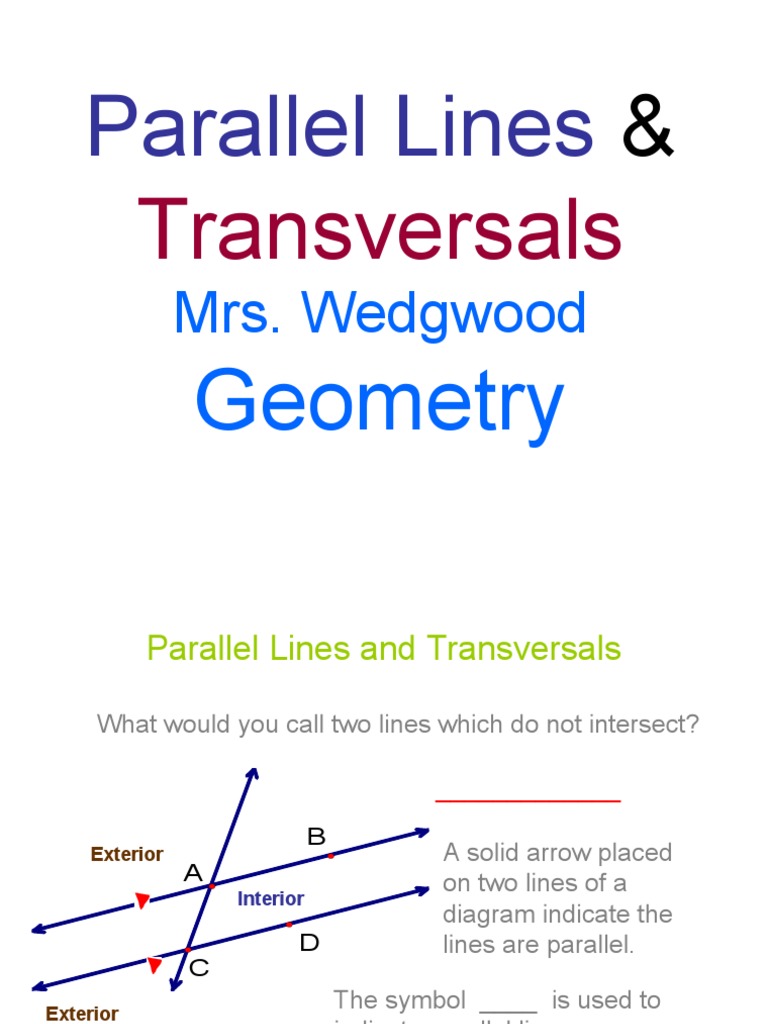 Geometry Guided Notes Student Copy - Parallel-Lines-Amp ...