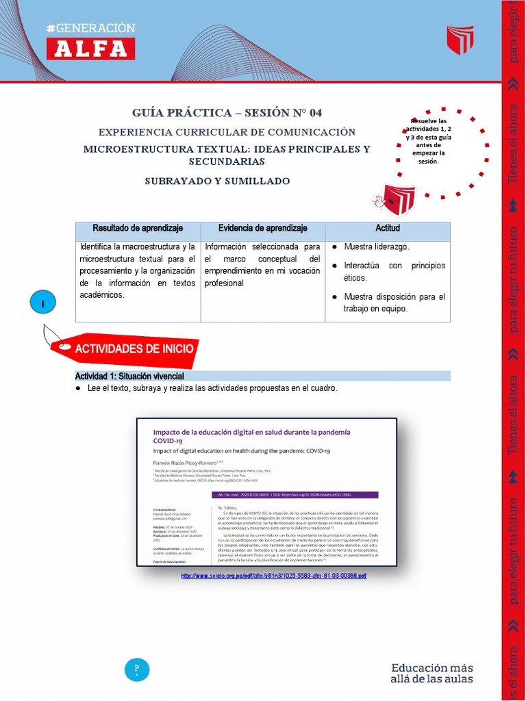Guía Práctica - s4 | PDF | Cereales | Aprendizaje