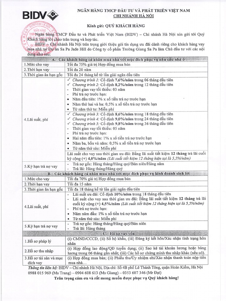 Ngan Hang Bidv | PDF