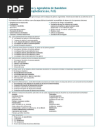 Escala de Calificación de Wender-Utah (WURS-25) | PDF | Autosuperación