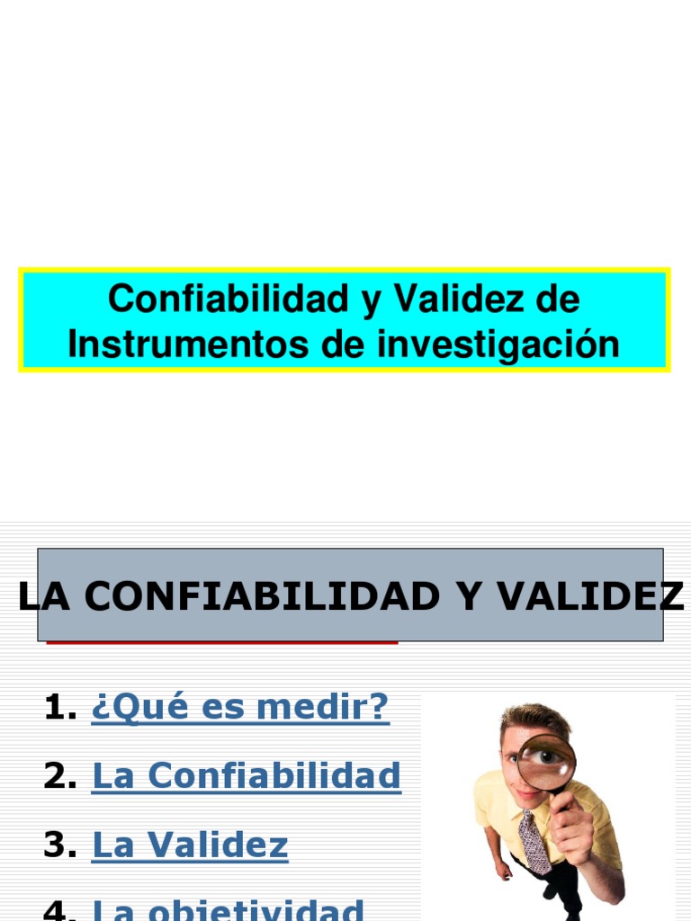 Dulio Instrumento de Inv. Confiabilidad y Validez de Instrumentos de ...
