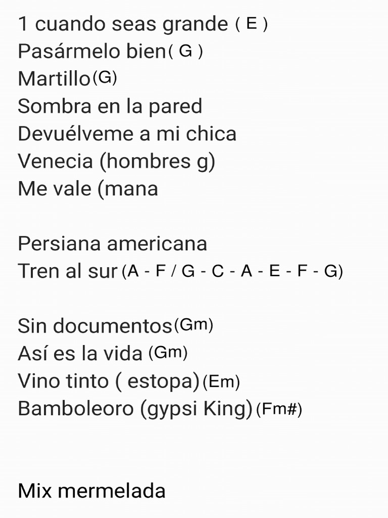 Temas Rock La Julia SC - 220829 - 142703 | PDF