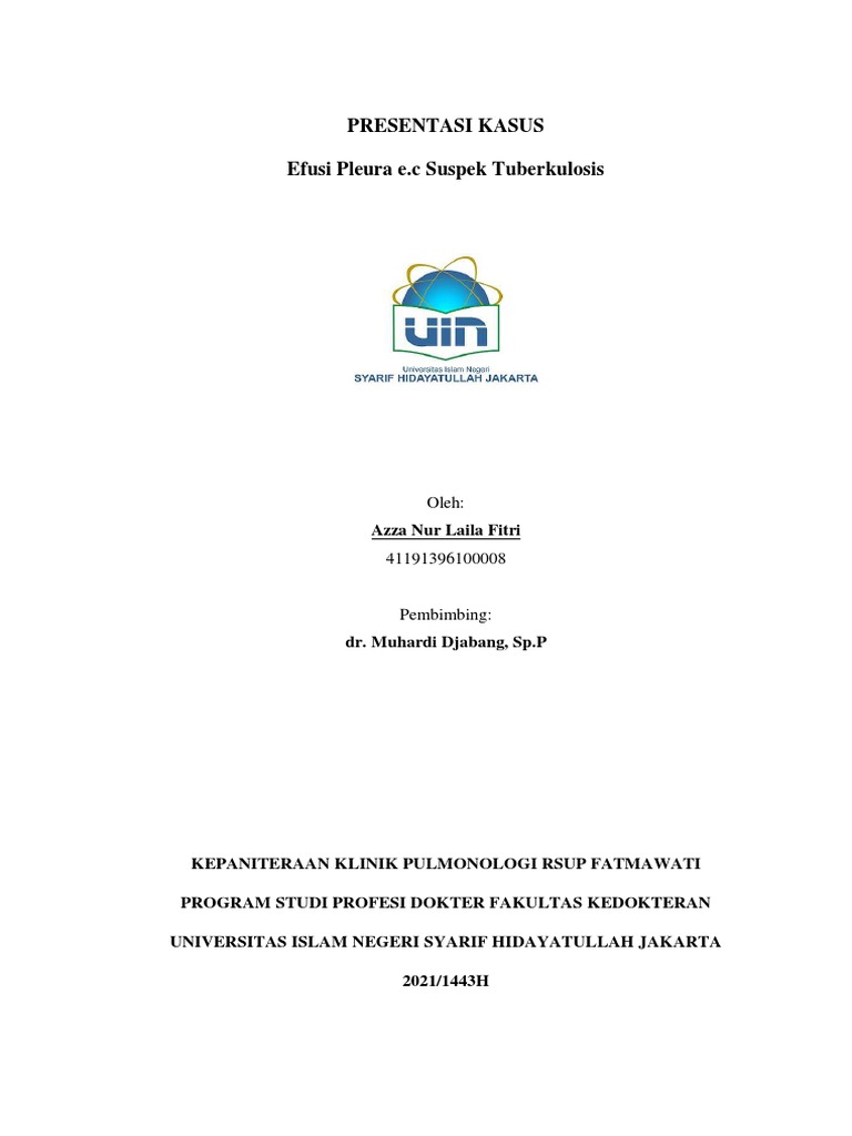 Presentasi Kasus Azza Nur Laila Fix | PDF