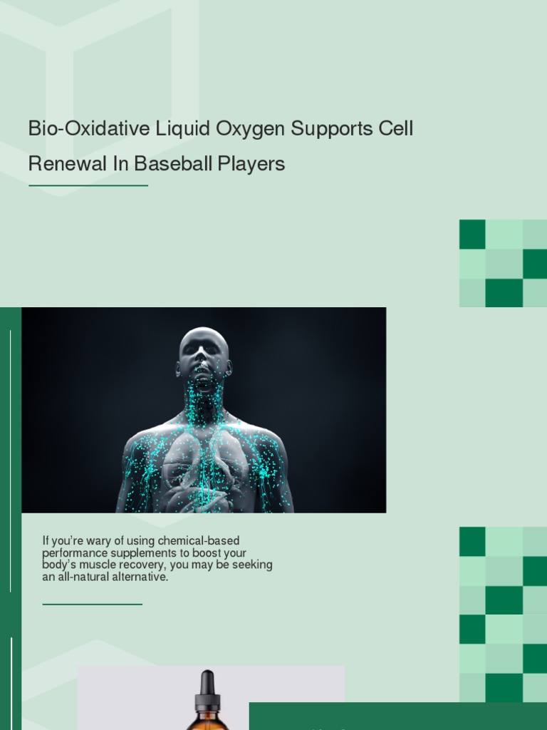 Bio-Oxidative Liquid Oxygen Supports Cell Renewal in Baseball Players | PDF