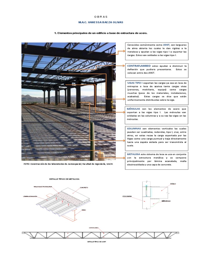 Contraflambeo en estructuras metálicas | PDF | Ingeniería de ...