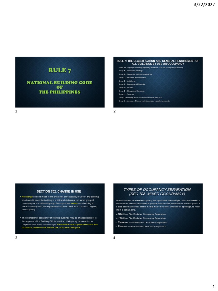 LECTURE 5-RULE 7 of NBC | PDF | Building | Apartment