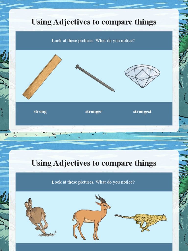 Degrees of Comparison New | PDF | Adjective | Syntax