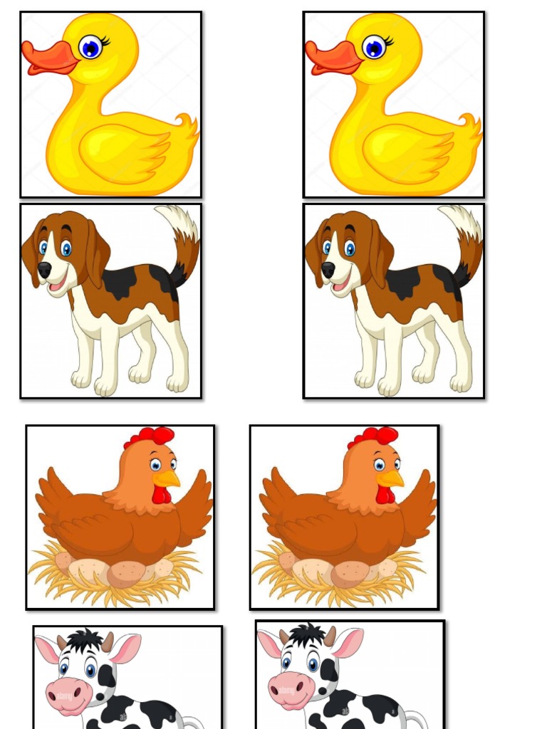 Memorama de Animales | PDF