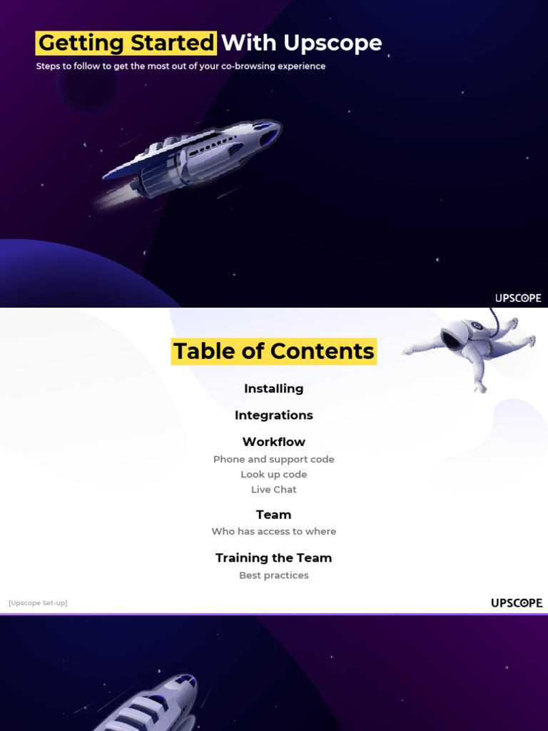 Getting Started With Upscope | PDF | Websites | Communication