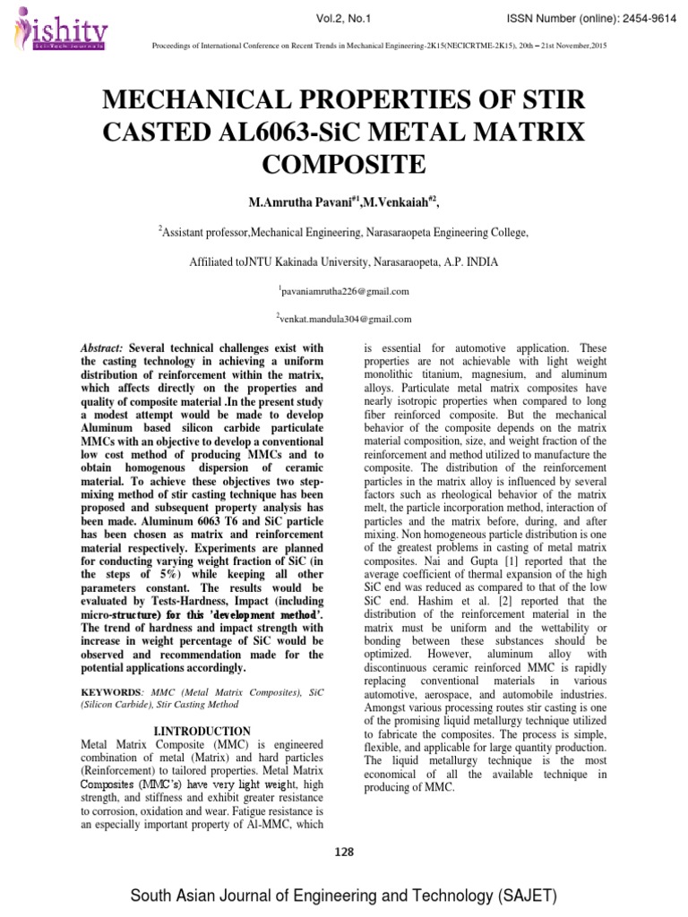 24 SAJET NEC-watermark | PDF | Composite Material | Hardness