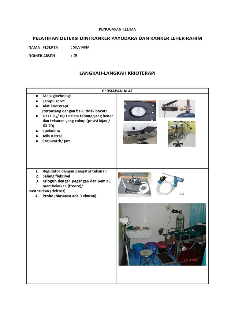 Penugasan 5 Krioterapi Dan Tca Silviana | PDF