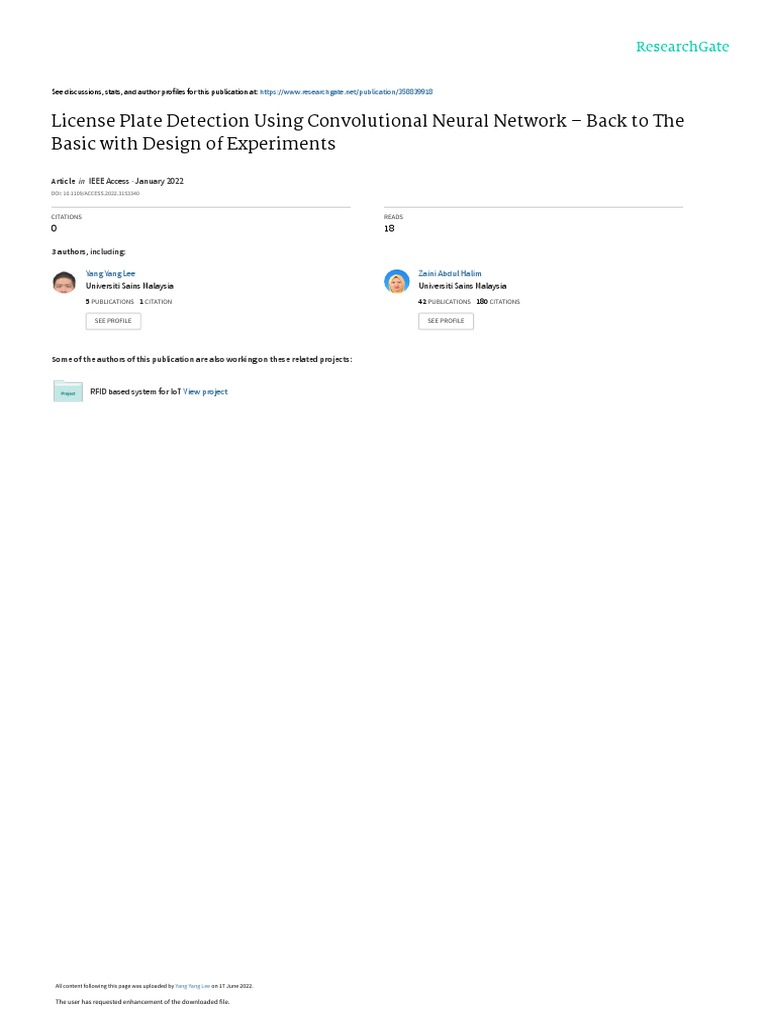 License Plate Detection Using Convolutional Neural Networkback To The