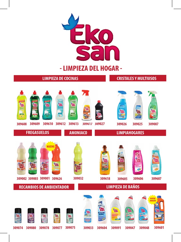 Hoja Vendedora EKOSAN - 2022 | PDF | Productos de limpieza | Limpieza
