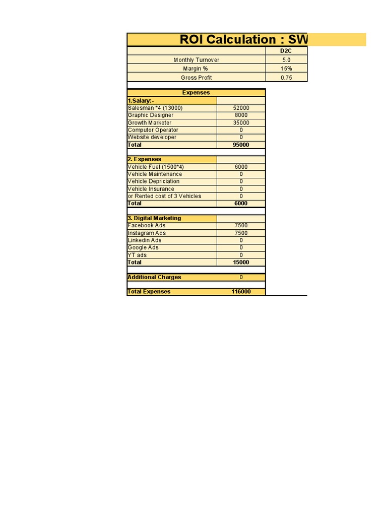 ROI Calculation | PDF