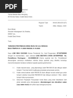 Contoh Surat Jemputan Mesyuarat | PDF