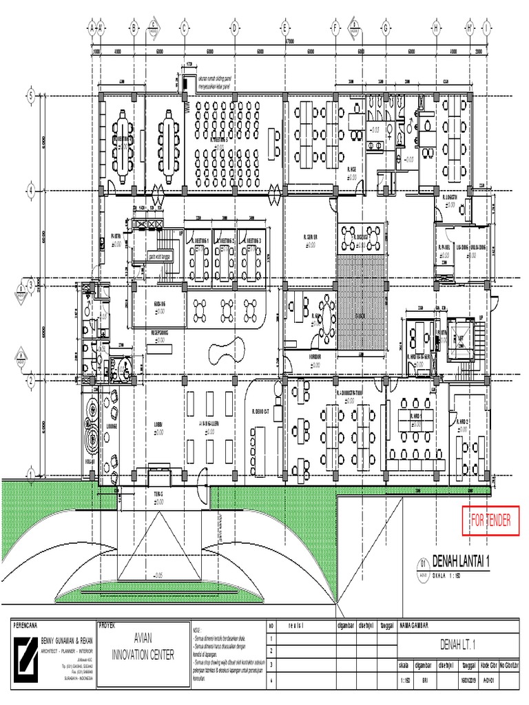 Denah Avian Innovation Center | PDF