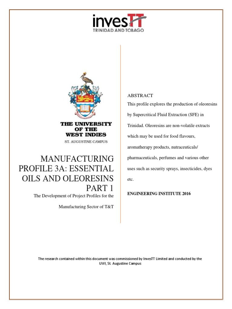 3a Essential Oils and Oleoresins PDF | PDF | Cosmetics | Swot Analysis