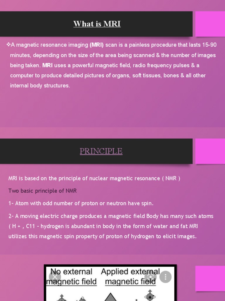 MRI Final | PDF | Magnetic Resonance Imaging | Nuclear Magnetic Resonance