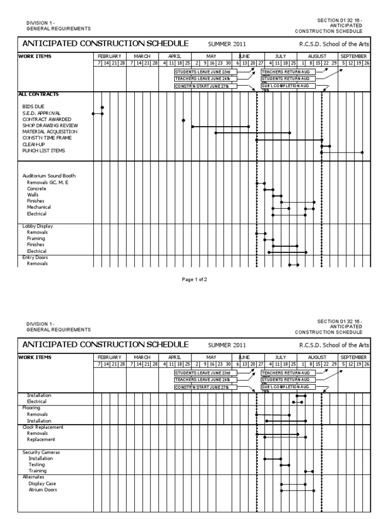 Construction Schedule Example Excel Free Download - dbvtw8s5GpD51kY ...