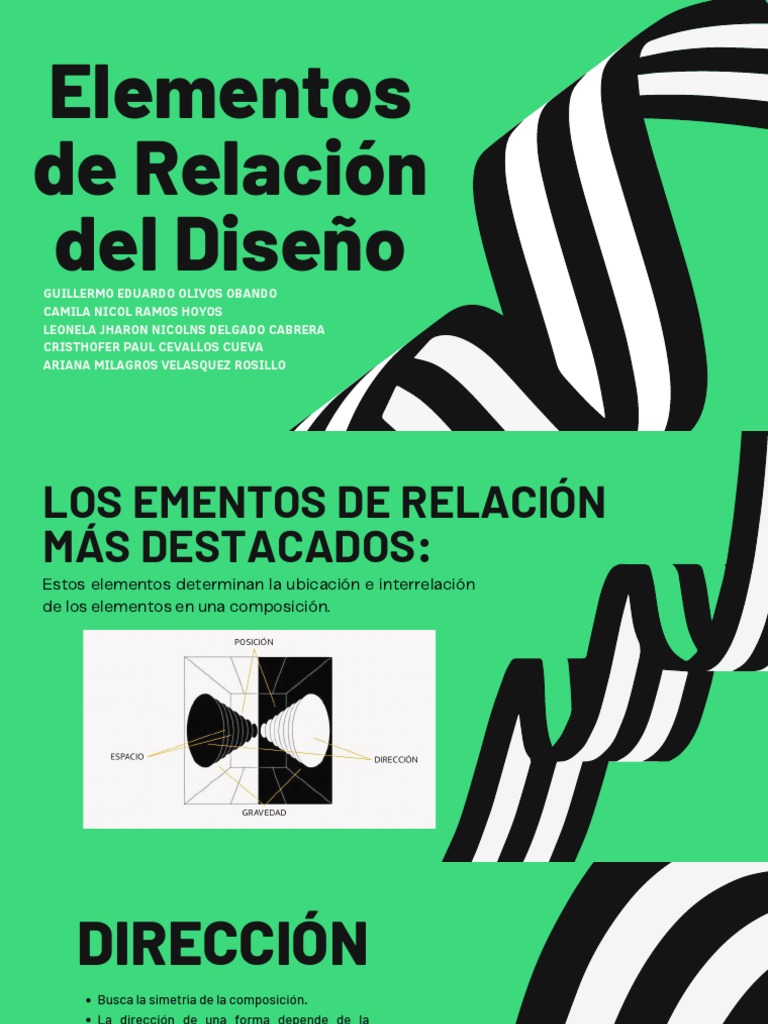 Elementos de Relacion Del Diseño Dirección y Posicion | PDF