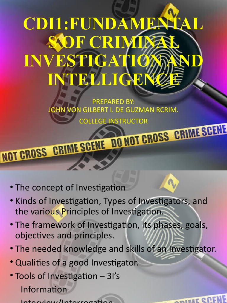 CDI1 | PDF | Forensic Science | Reason