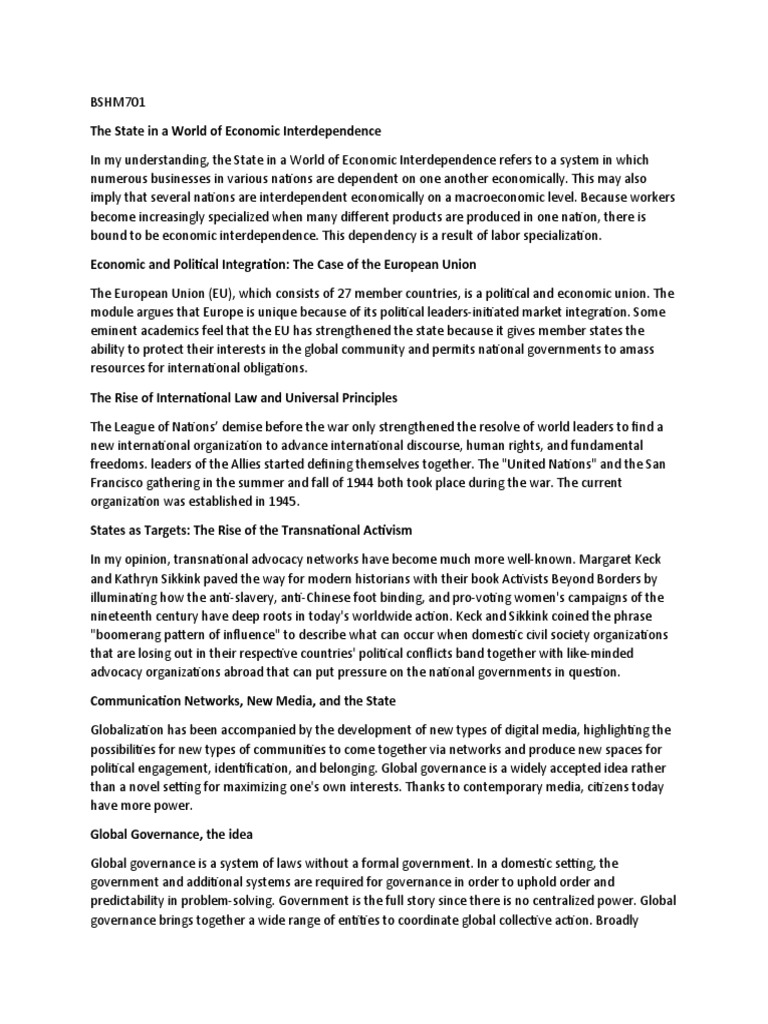 02 Worksheet 3 | PDF | Governance | Global Governance