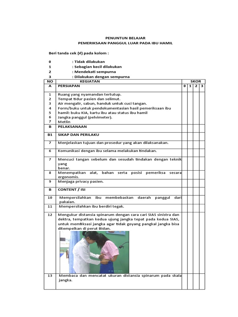 Pemeriksaan Panggul Ibu Hamil | PDF | Kesehatan Holistik