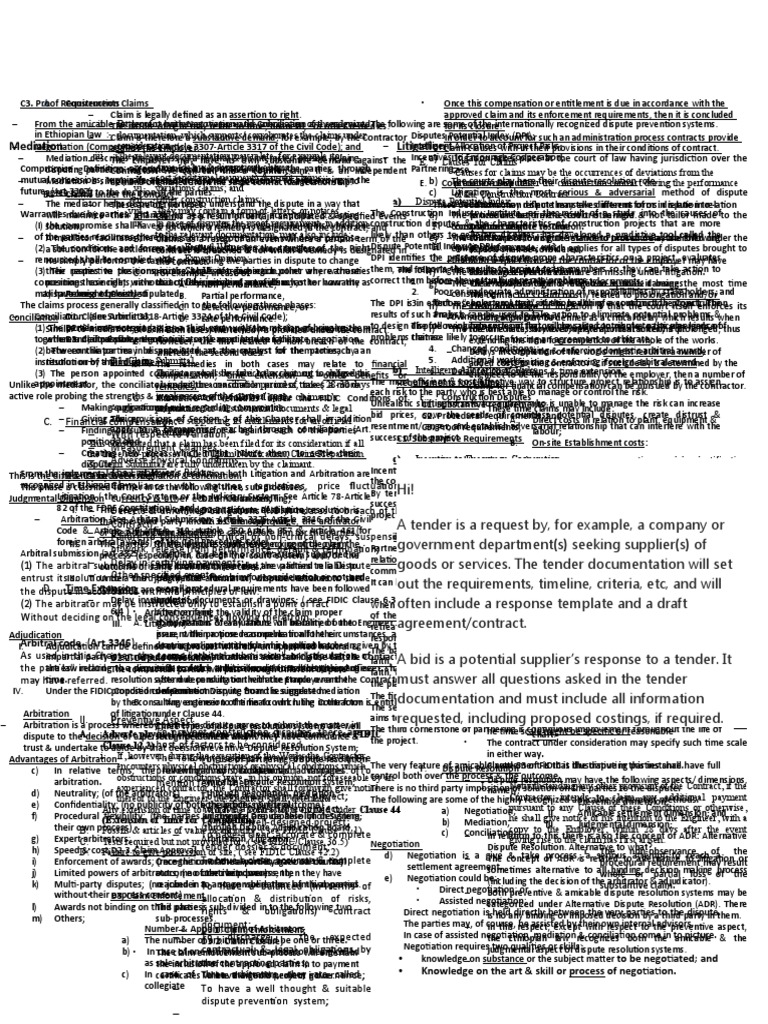 Disputes PDF Mediation Lawsuit