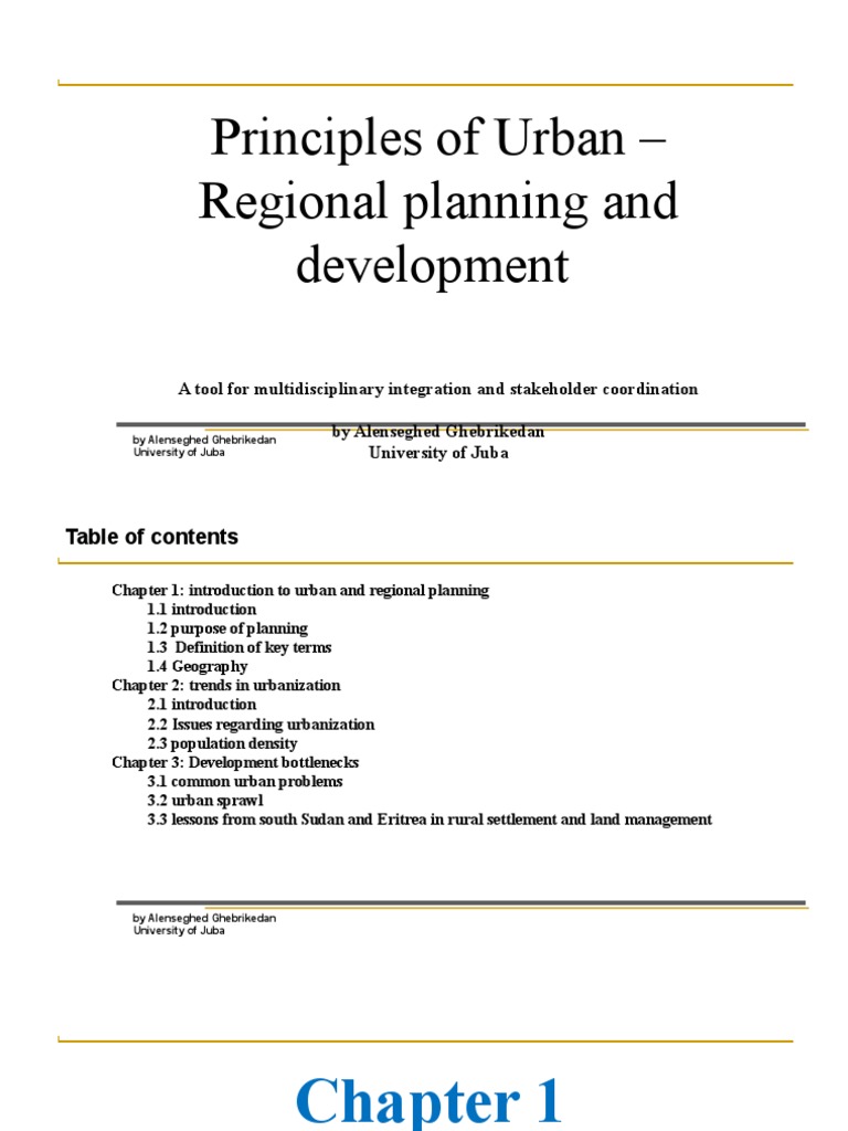 Urban Planning & Development | PDF | Urban Planning | Urbanization