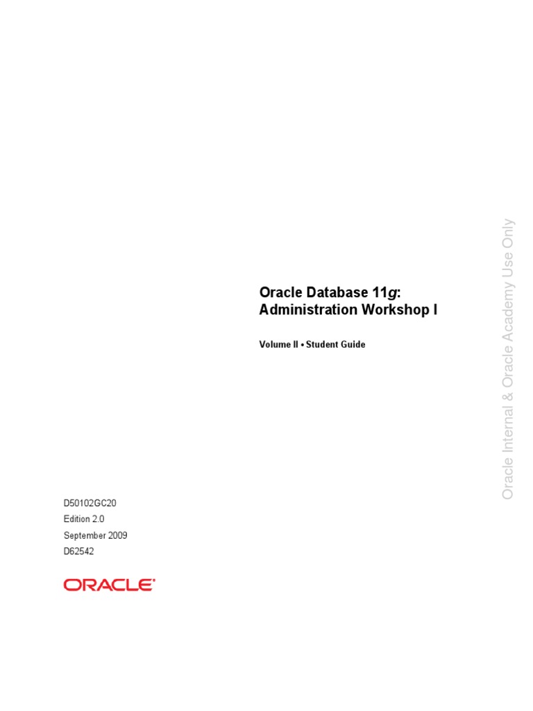 Oracle Database 11g Administration Works Pdf Databases Backup
