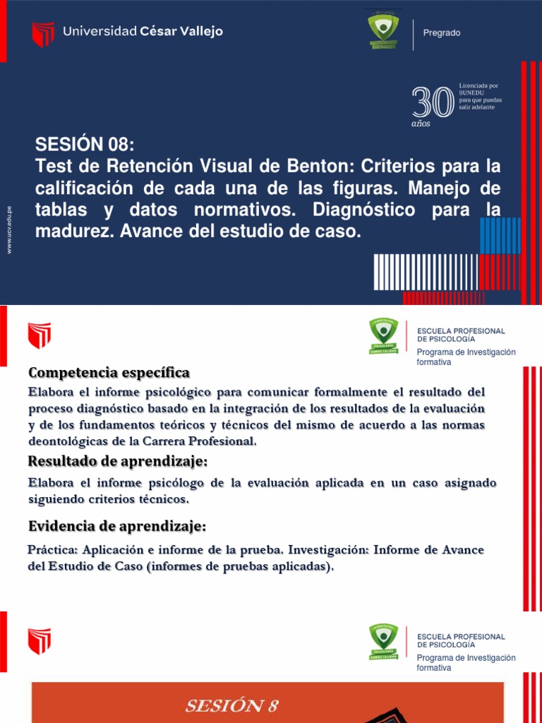 Test de Benton | PDF | Sicología | Evaluación