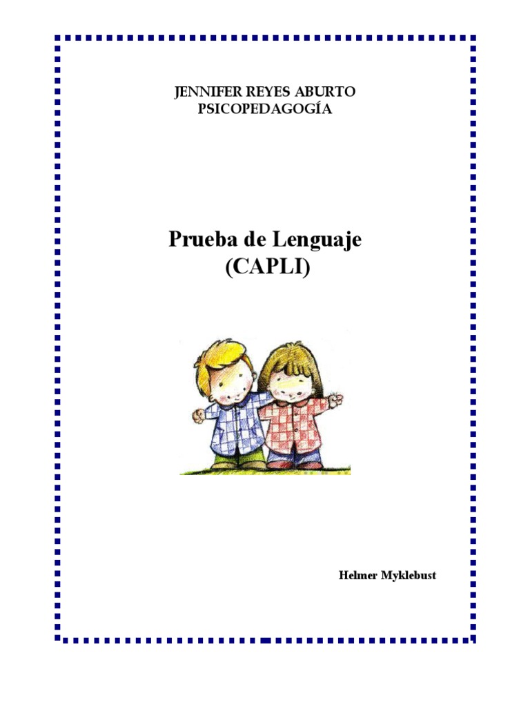Prueba de Lenguaje Capli | PDF | Abstracción | Narración