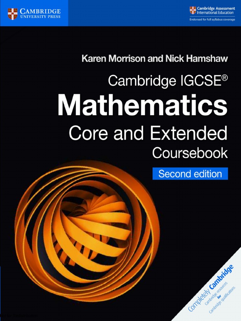 Cambridge Maths Coursebook | PDF