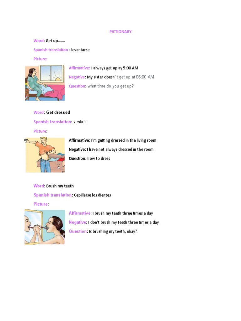 Word Ingles (1) PICTIONARY | PDF