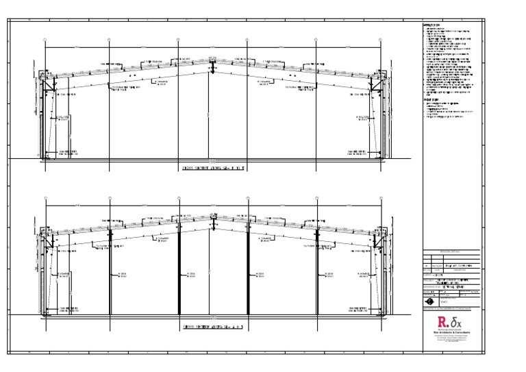 Steel Warehouse Structural Drawings | PDF | Real Estate | Natural ...