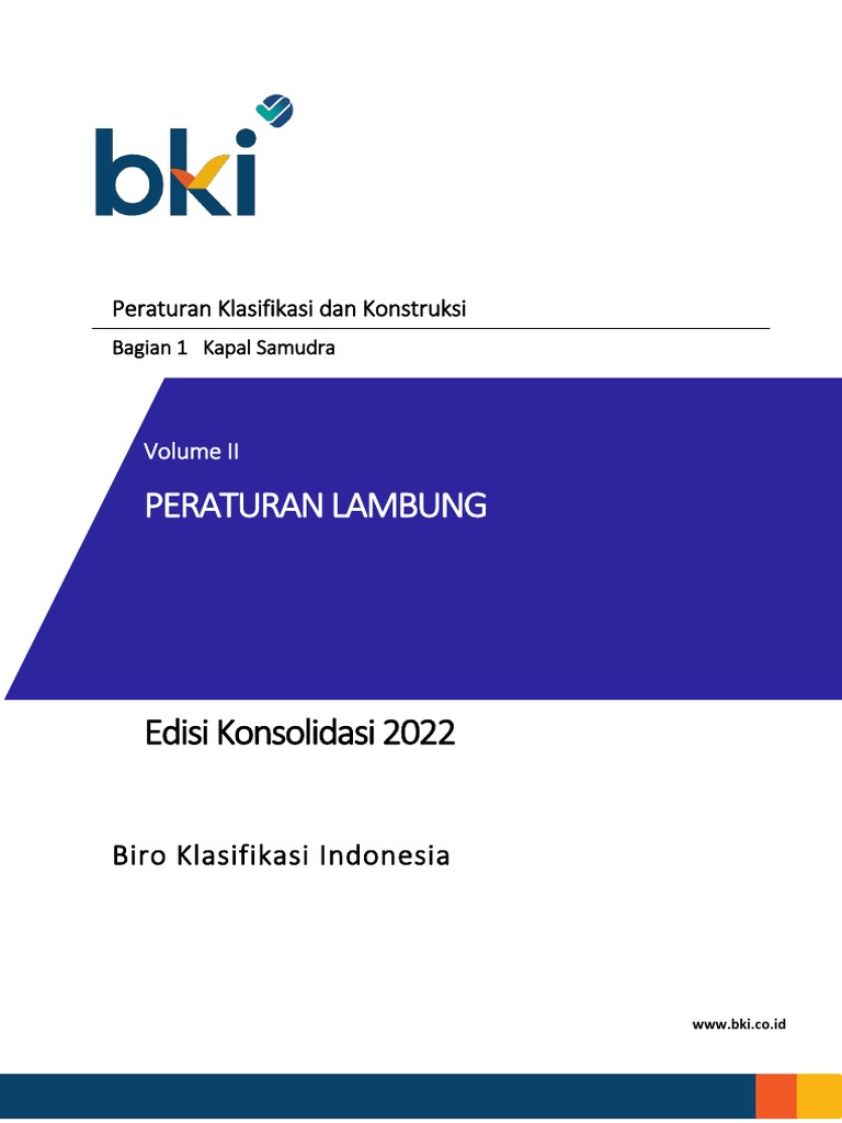 BKI - (Vol II), 2022 Rules For Hull (ID), 2022 | PDF