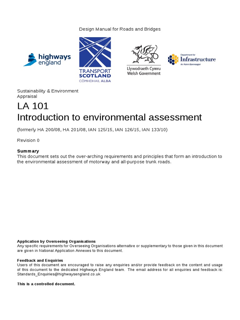 La 101 | PDF | Environmental Impact Assessment