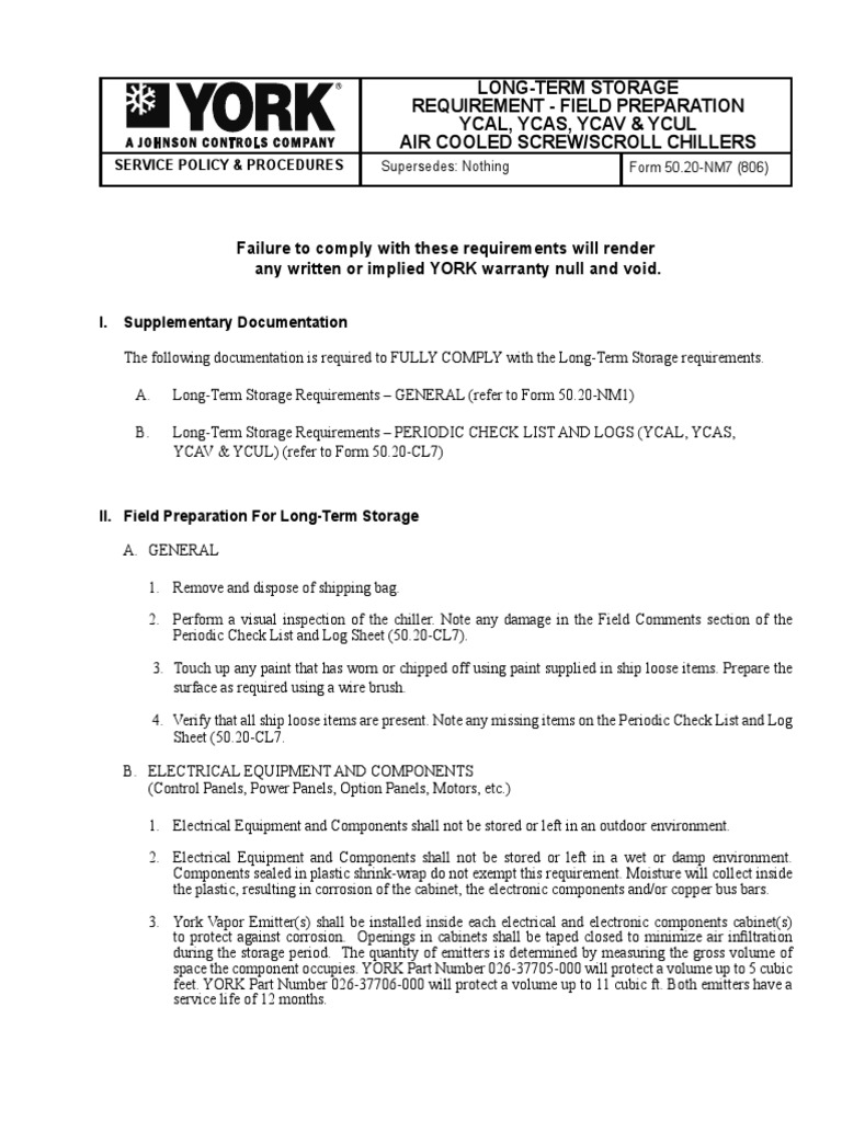 50 20-NM7 - Long Term Storage | PDF | Pipe (Fluid Conveyance) | Materials